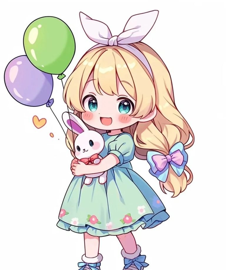 100+ ảnh cute chibi đẹp nhất, Cưng xỉu luôn!